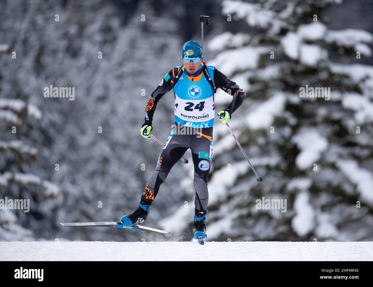 Ruhpolding, Germany. 13th Jan, 2022. Biathlon: World Cup, Sprint 10 km ...