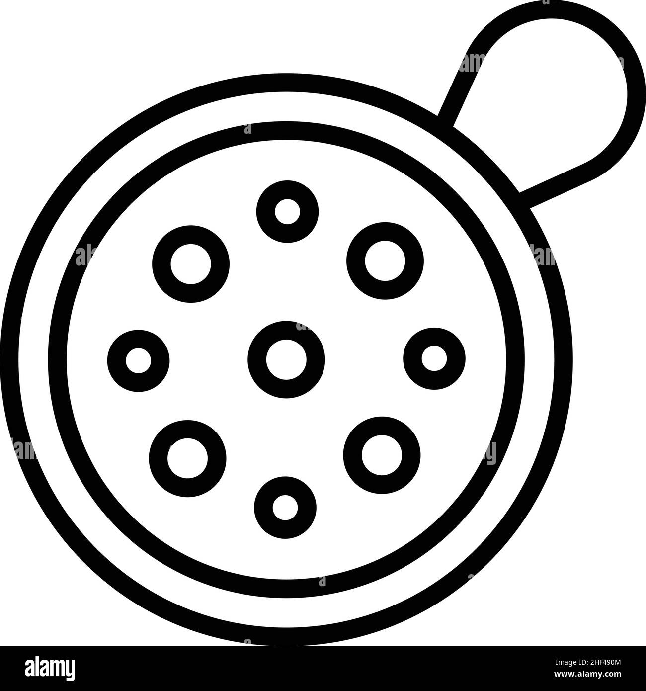 Top view sieve icon, outline style Stock Vector Image & Art - Alamy
