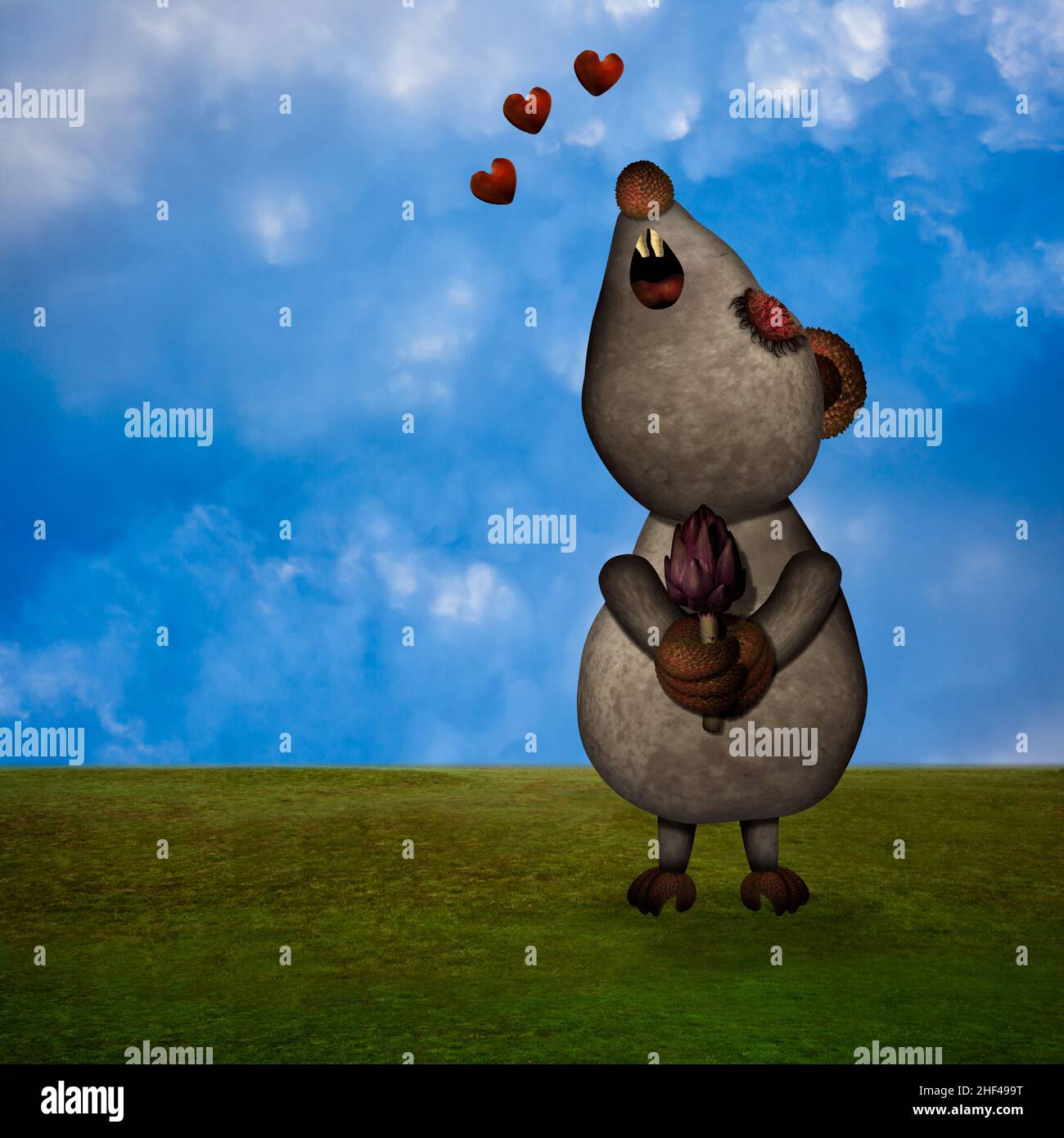 Love romantic song expressing hi-res stock photography and images - Alamy