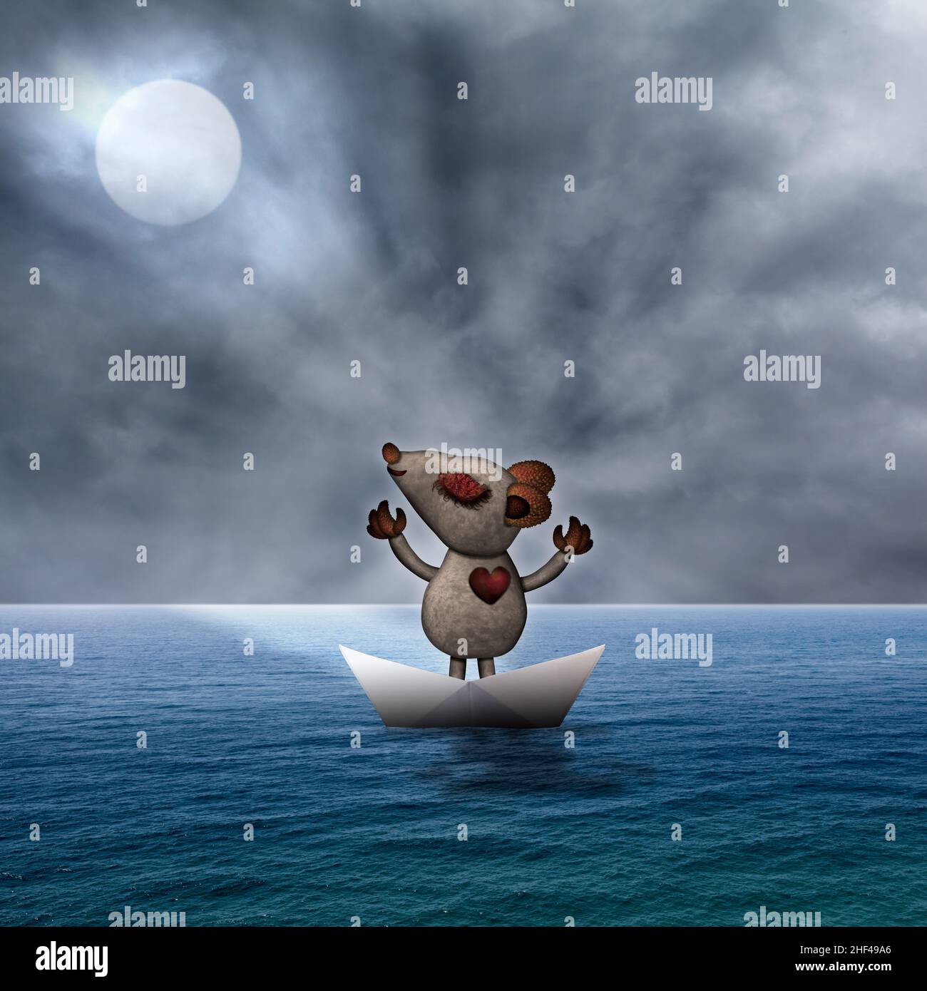 Feeling awesome in the face of the world Stock Photo - Alamy