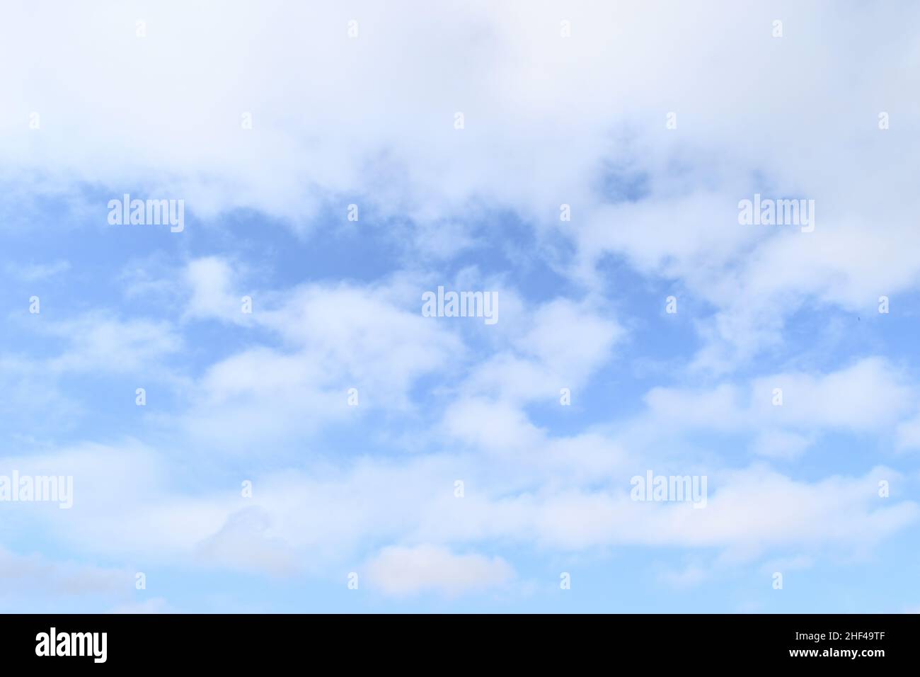 Altocumulus cloud on beautiful blue sky , Fluffy clouds formations at tropical zone Stock Photo ...