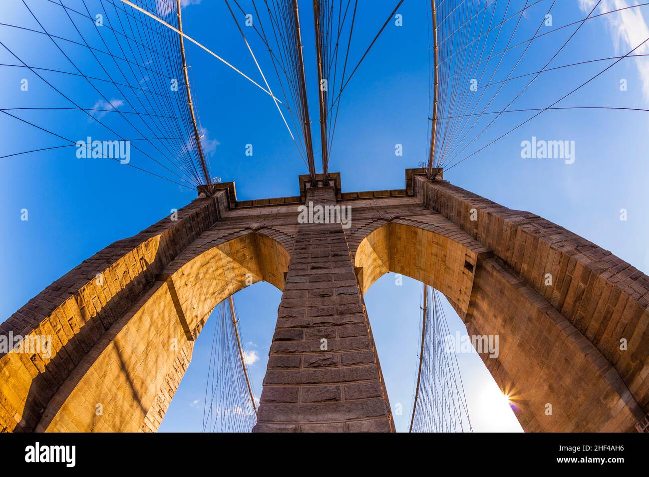 Famous chain bridge above hi-res stock photography and images - Alamy