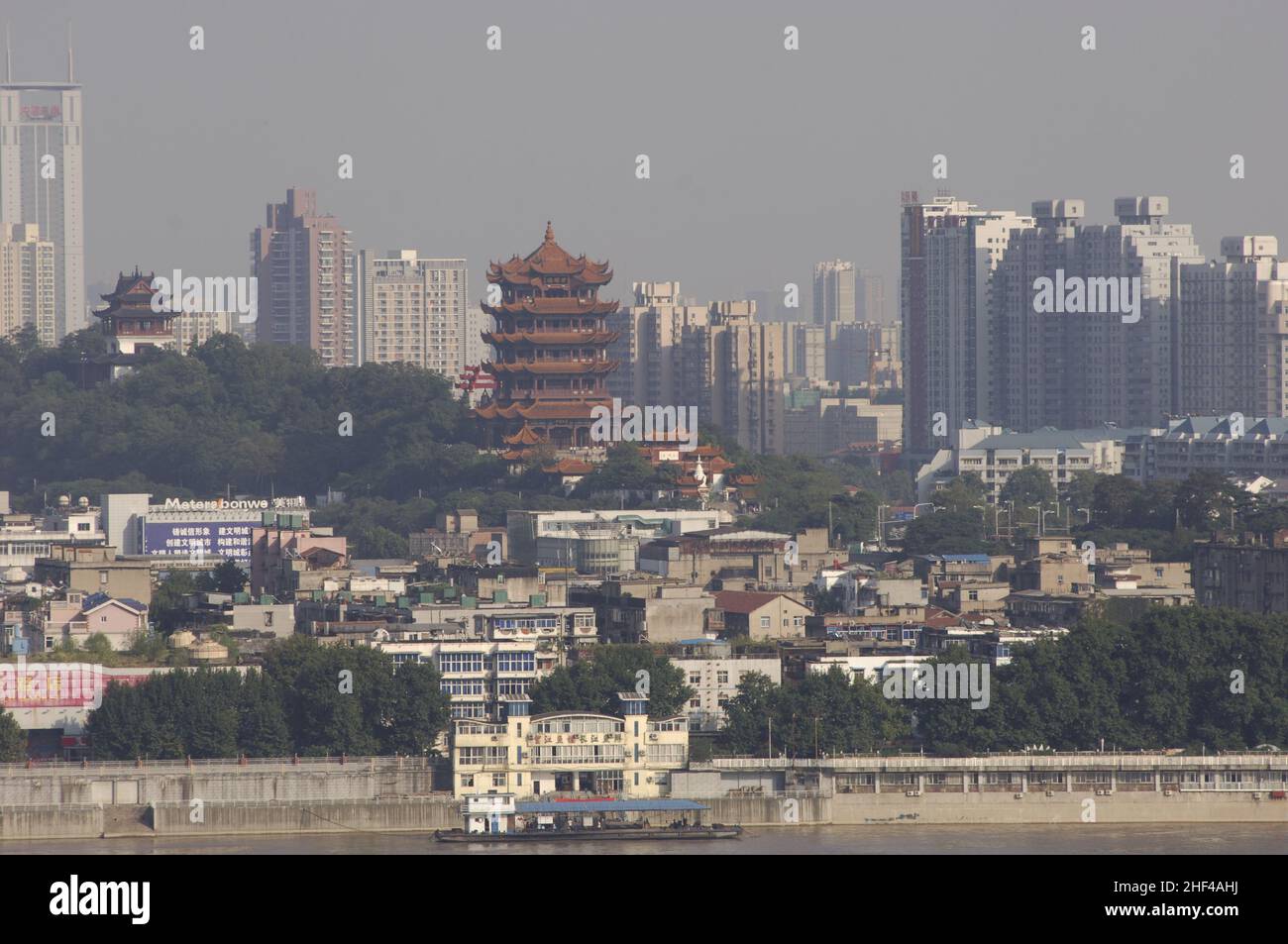 skyline of the city of Wuhan Stock Photo - Alamy