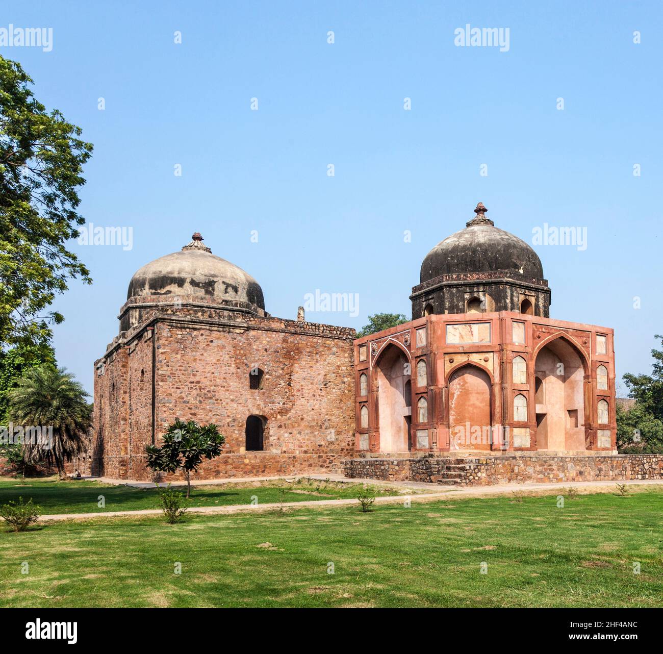 India, Delhi, Humayun's Tomb, built by Hamida Banu Begun in 1565-72 A.D ...