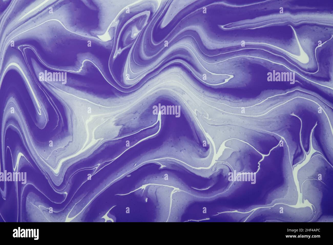 Abstract fluid art background dark purple and white colors. Liquid ...