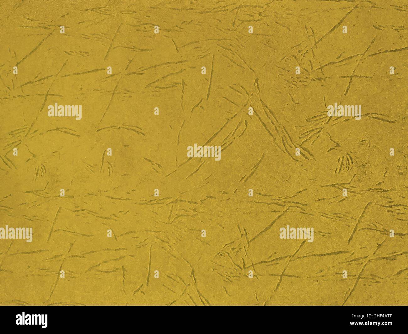 Texture of old dark golden paper background, closeup. Structure of ...