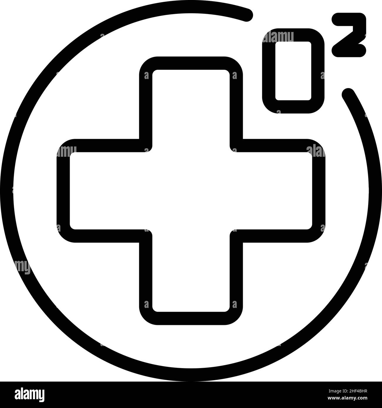 Medical oxygen icon outline vector. Portable therapy. Oximeter pulse ...