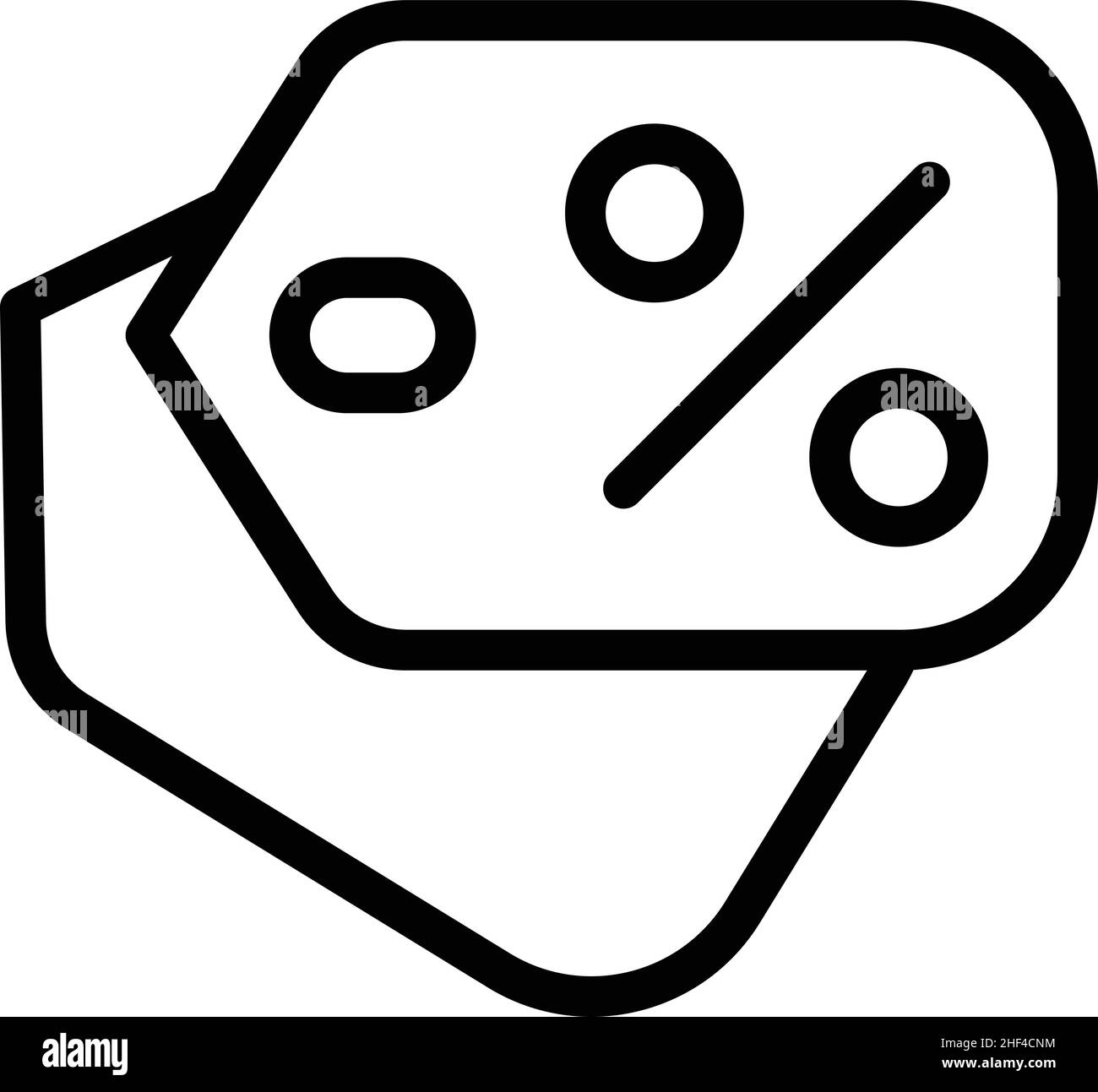 Online shop promo icon outline vector. Promotion code. Price app Stock ...