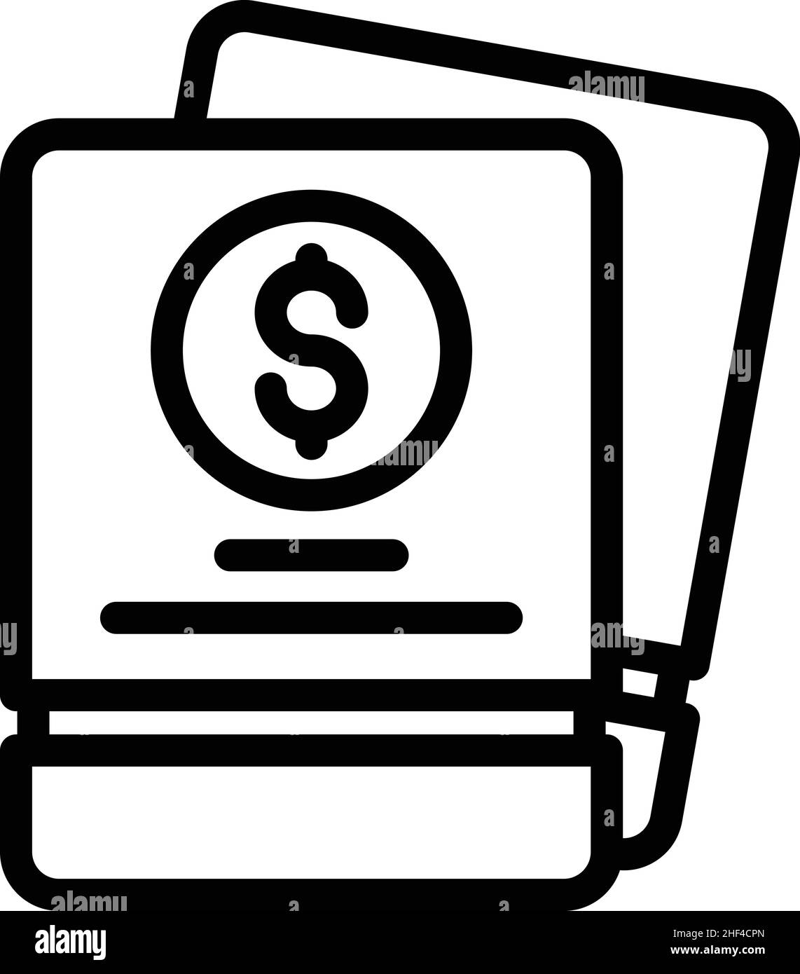 Promotional code icon outline vector. Price app. Digital offer Stock ...