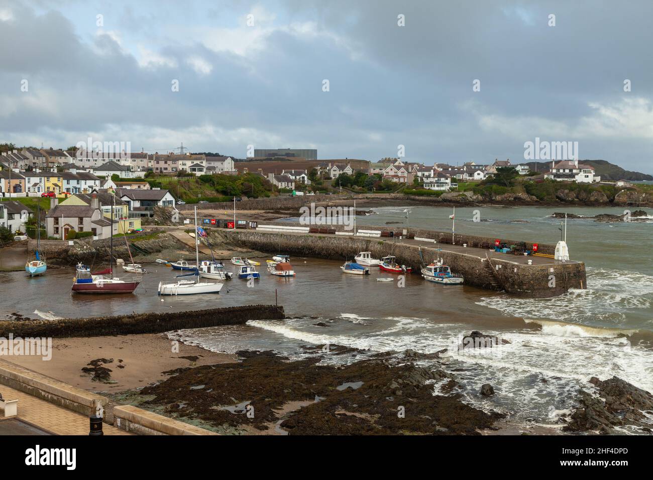 Cemaes Bay Harbour Stock Photo - Alamy