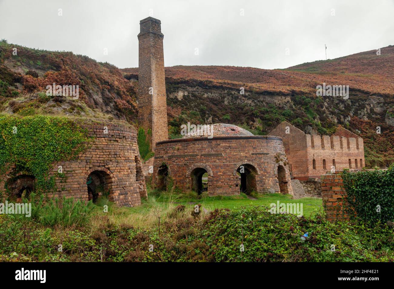 Historic Brickworks Porth Wen Anglesey North Wales Stock Photo - Alamy
