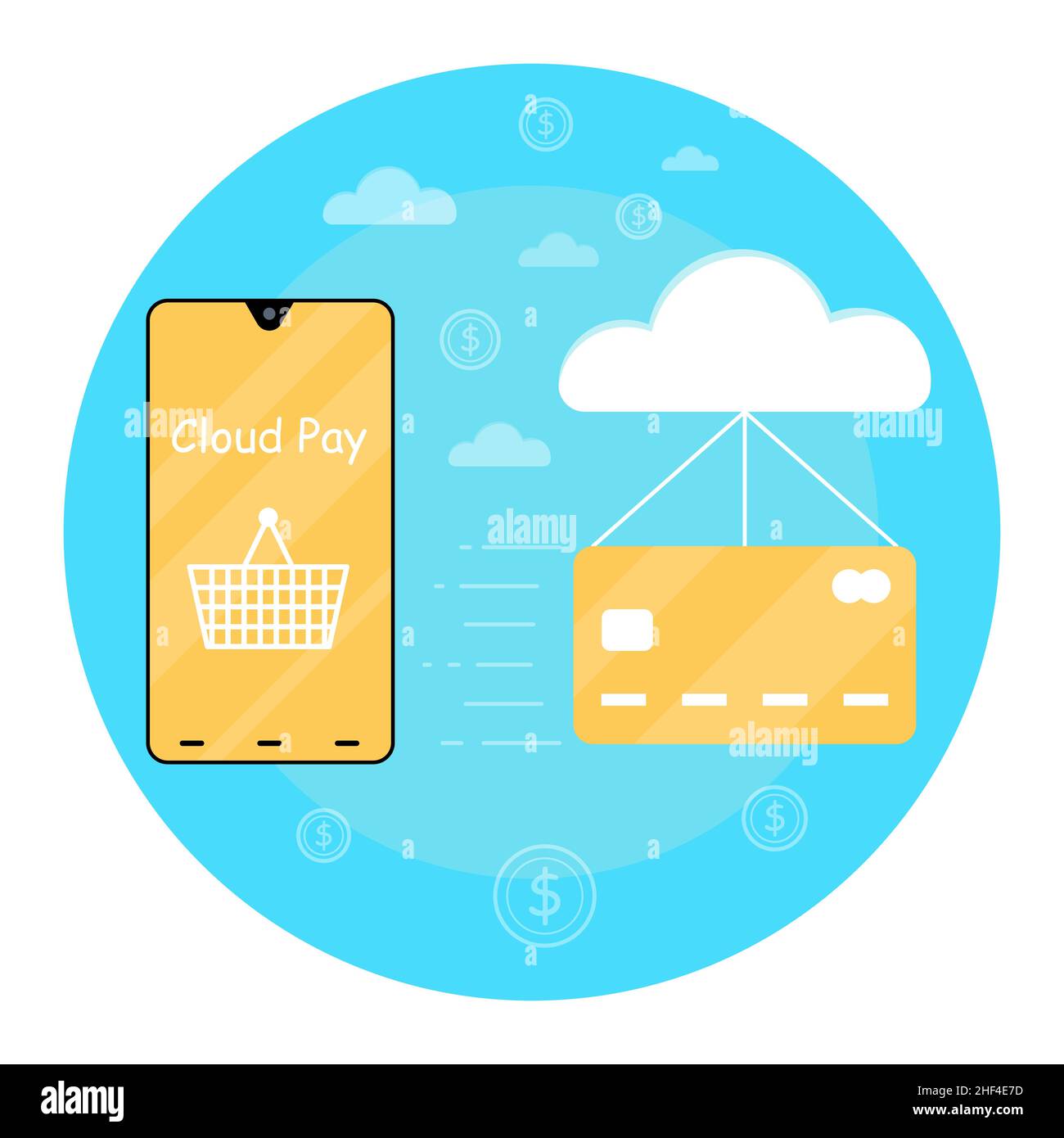 Cloud computing in finance Stock Vector Images - Alamy