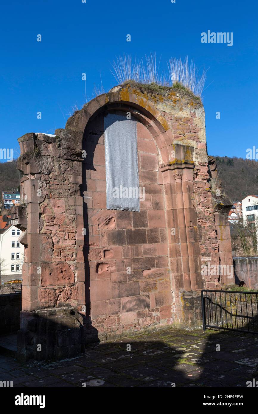 famous old castle from king Barbarossa, the Kaiserpfalz, Gelnhausen ...