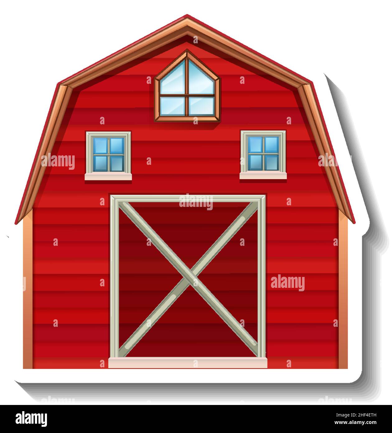 Warehouse icon in cartoon style hi-res stock photography and images - Alamy