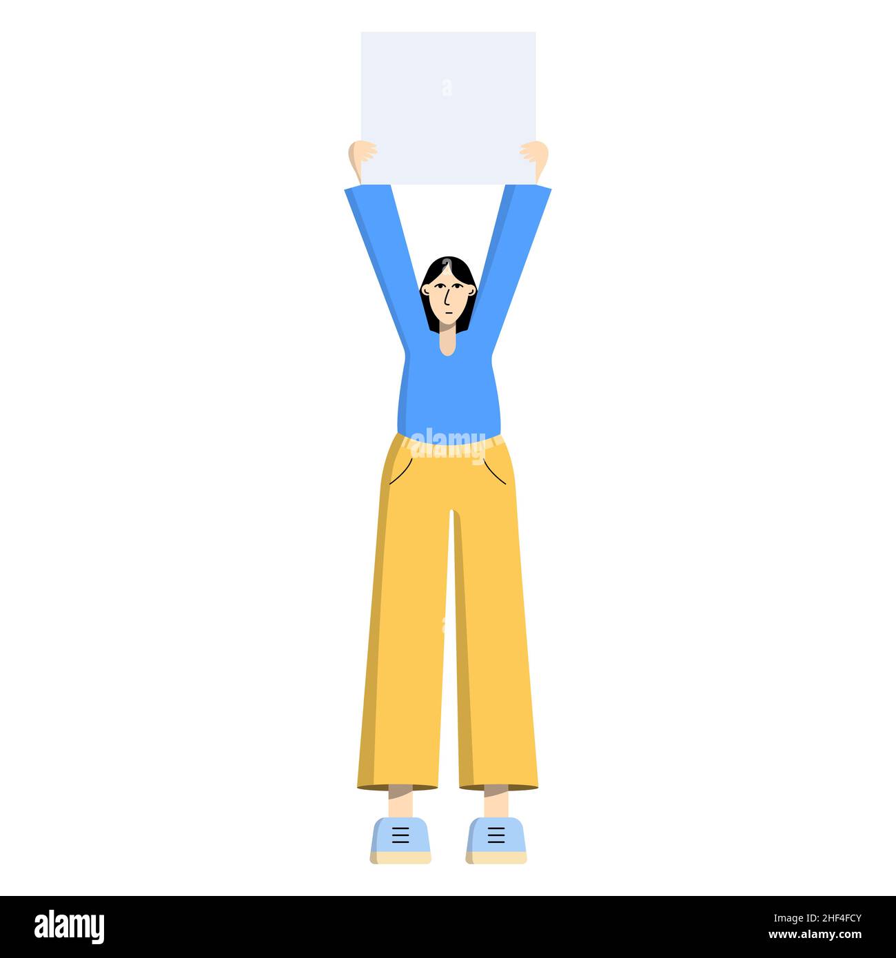 Girl Objection Stock Vector Images - Alamy