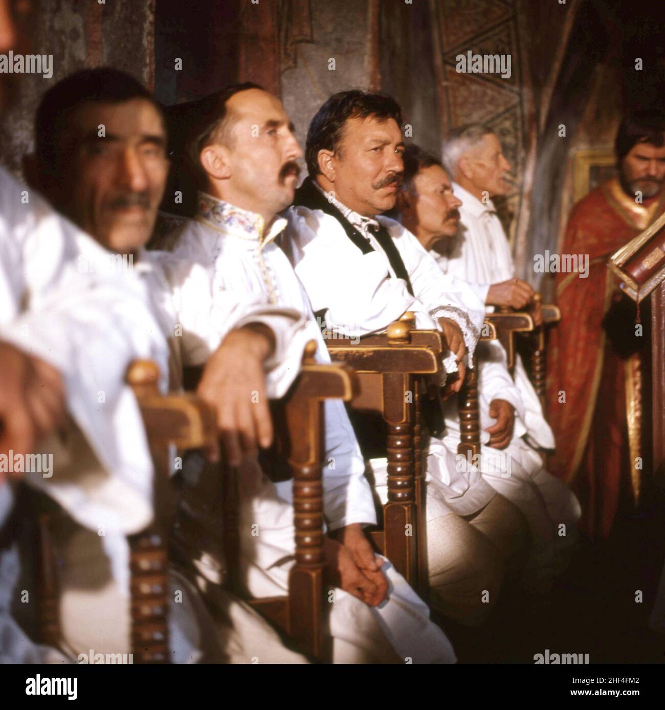 Romanian actor Petre Gheorghiu in the movie "Ion: Blestemul pământului ...