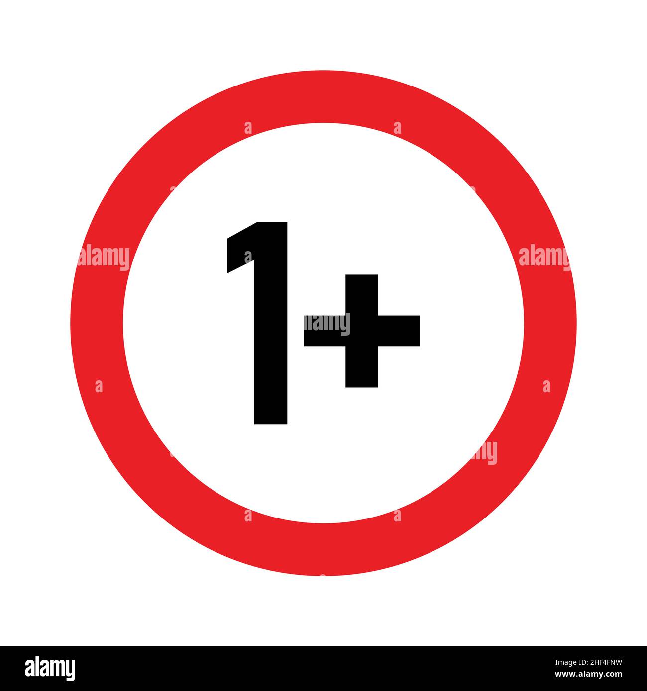 Plus 1 Stock Vector Images - Alamy