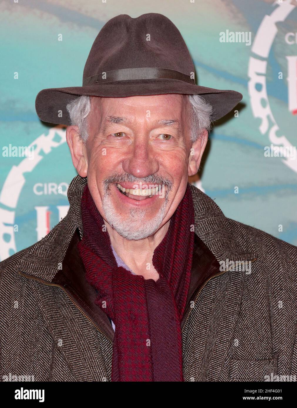 Jan 13, 2022 - London, England, UK - Simon Callow attending Cirque Du ...