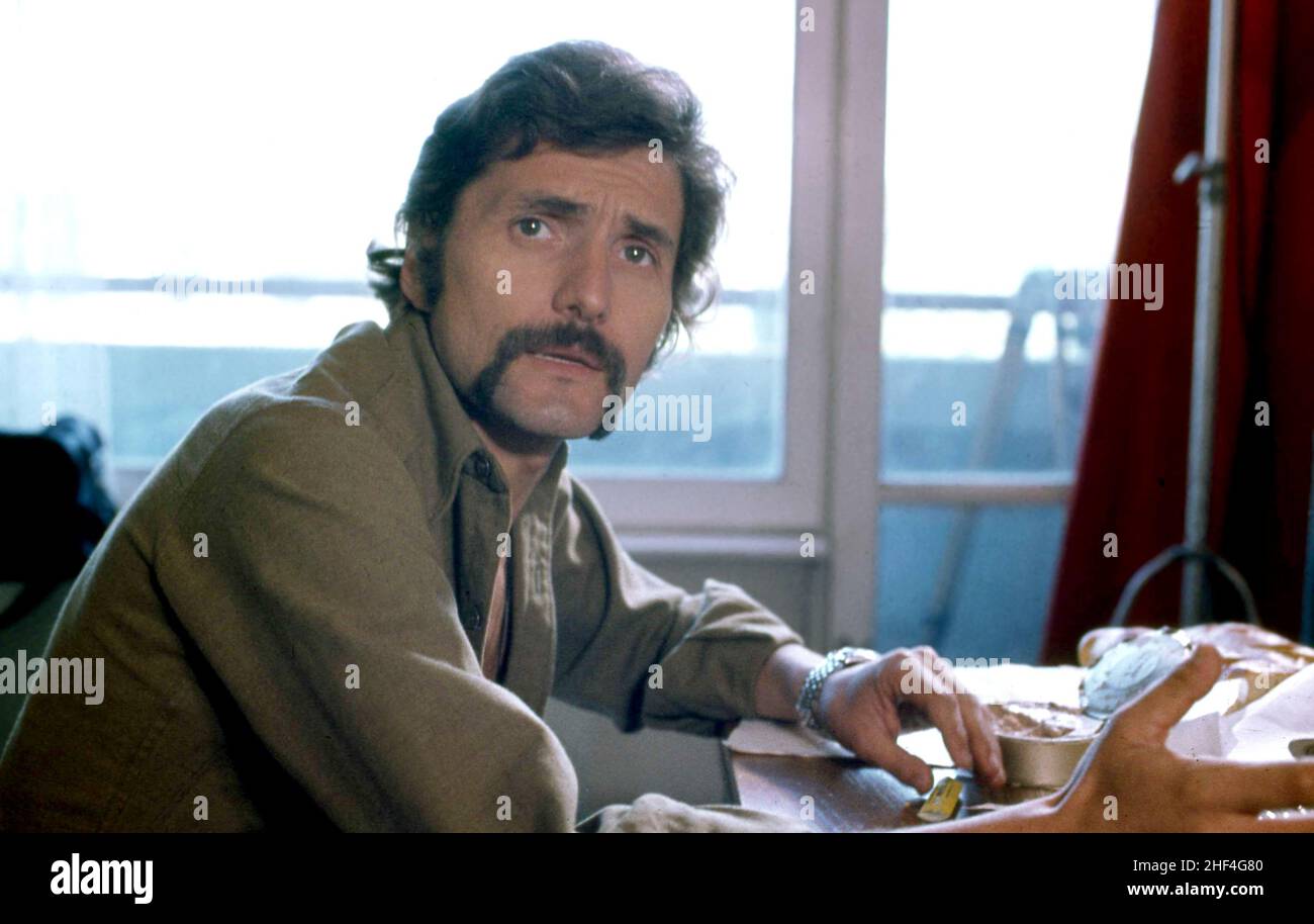 The Romanian actor Mircea Daneliuc during the filming of the movie ...