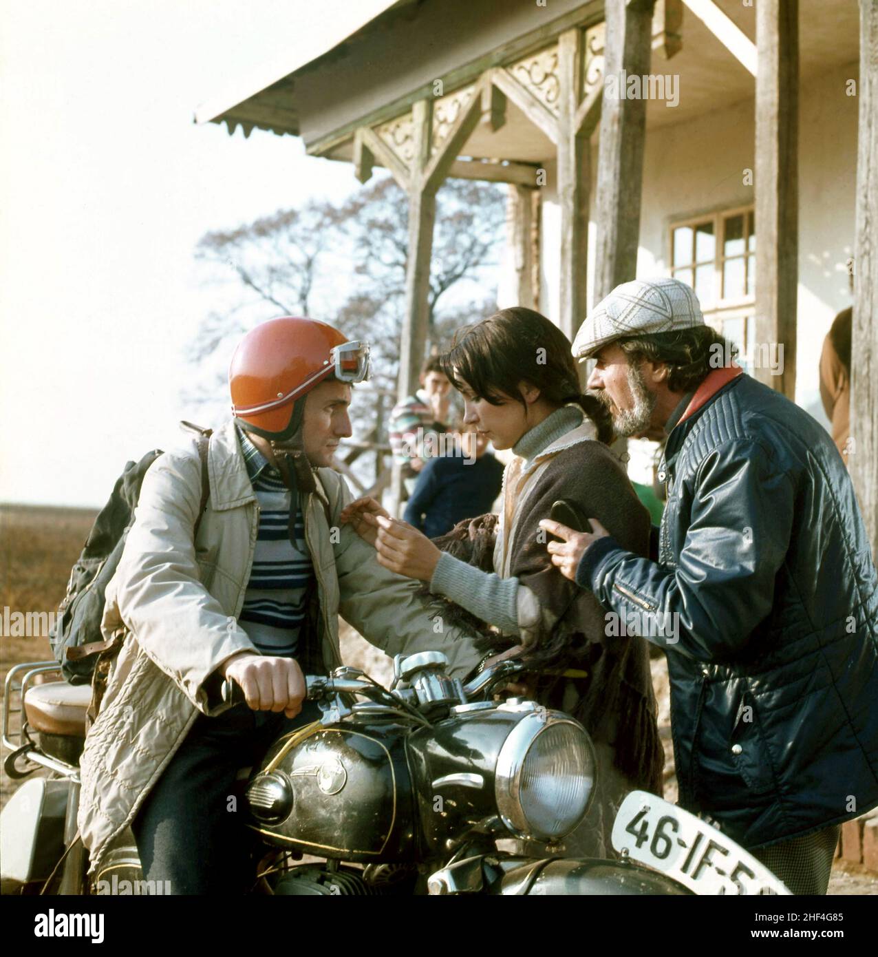 The Romanian actors Mircea Daneliuc & Tora Vasilescu with director of ...