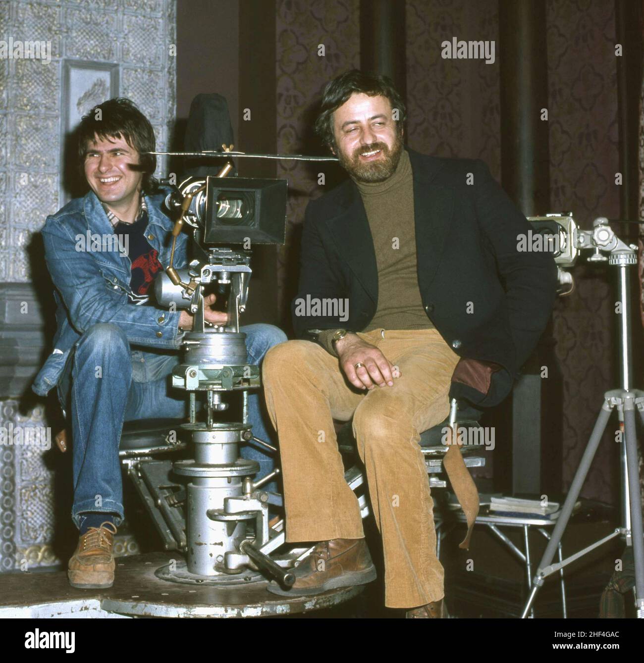 The Romanian cinematographer Valentin Ducaru (left) & film director ...