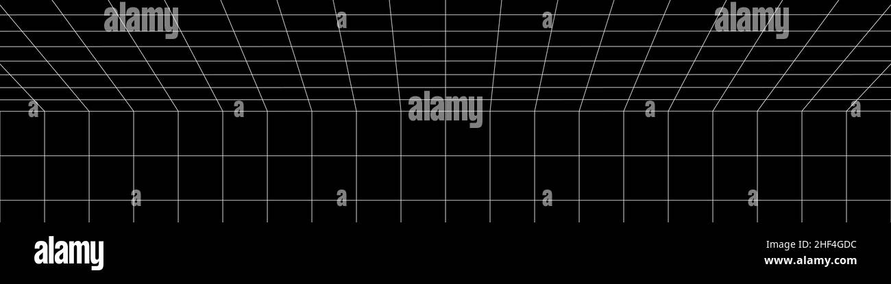 Abstract grid with a perspective view Stock Vector Image & Art - Alamy