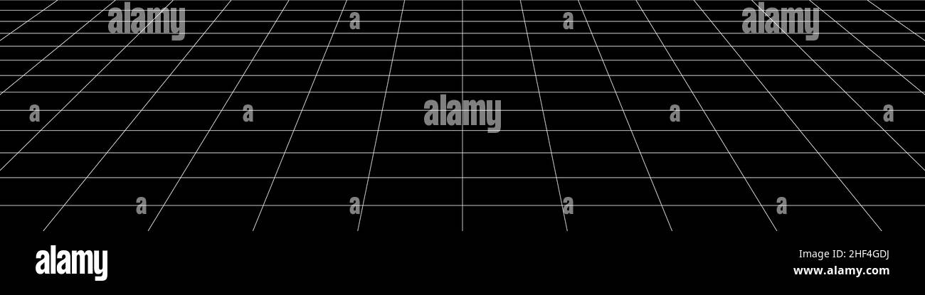 Abstract grid with a perspective view Stock Vector Image & Art - Alamy
