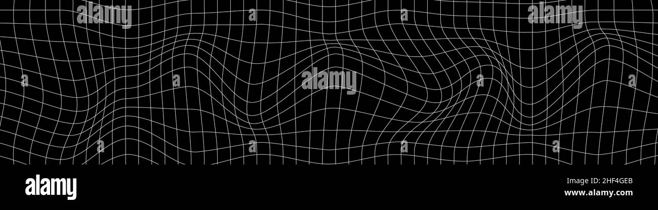 Abstract distorted grid Stock Vector Image & Art - Alamy