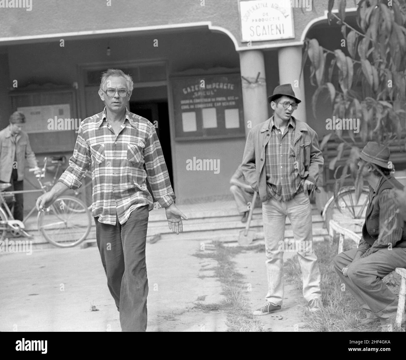 Romanian film director Cornel Todea & actor Horatiu Malaele during the ...