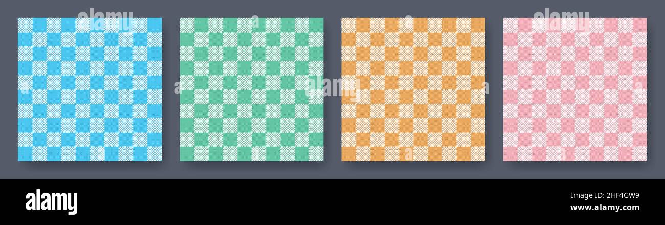 Vichy gingham textures set Stock Vector Image & Art - Alamy