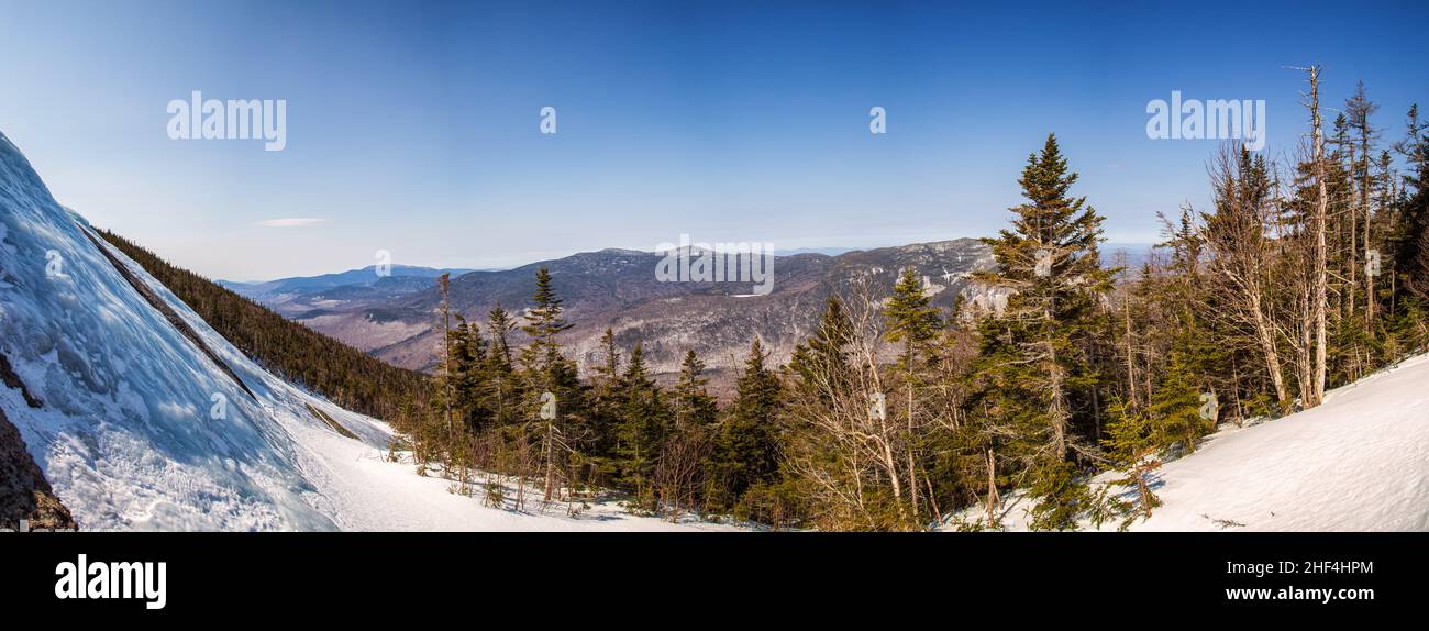 Franconia Ridge Trail in the White Mountains, New Hampshire Stock Photo ...