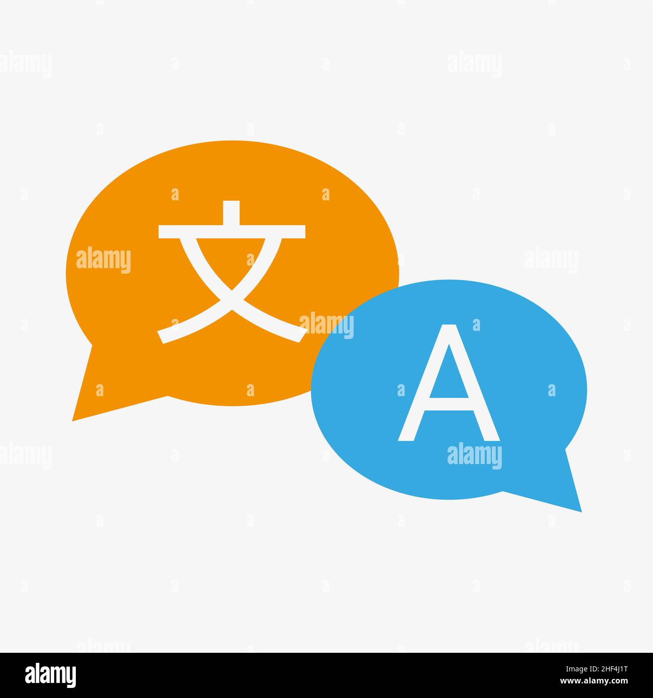 Translator icon Translate sign on white background Stock Vector Image ...