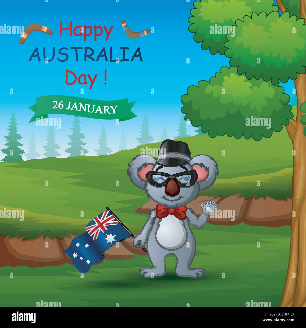 Australian flag the red ensign Stock Vector Images - Alamy