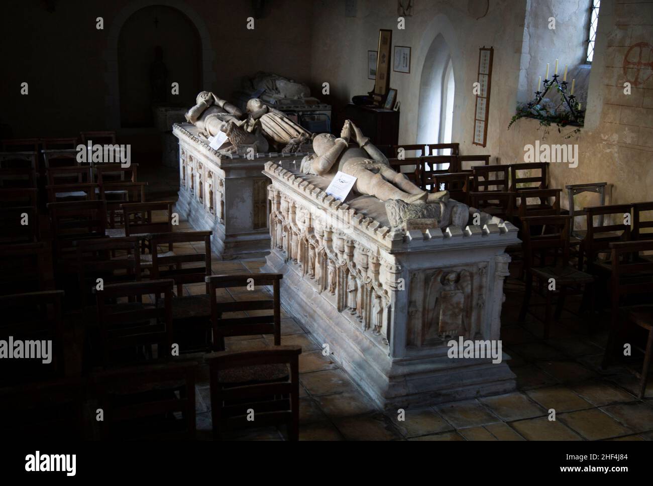 De Vere family tombs, Earls of Oxford, inside Chapel of Saint Stephen ...