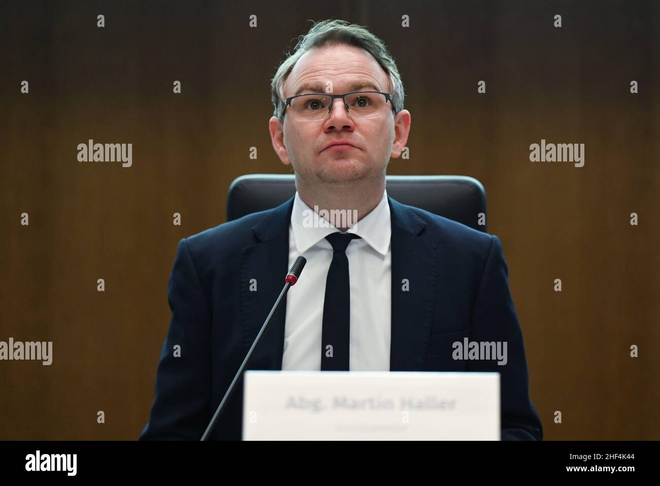14 January 2022, Rhineland-Palatinate, Mainz: Martin Haller (SPD ...