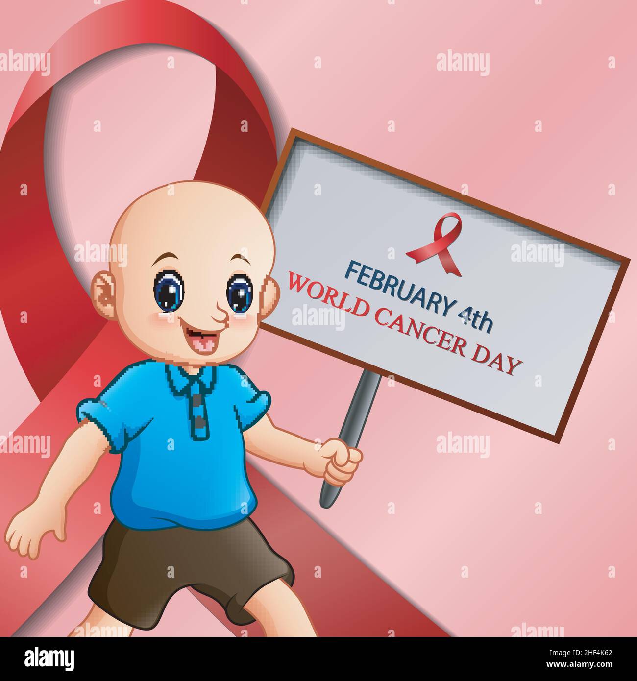 February 4, World Cancer Day Poster Stock Vector Image & Art - Alamy