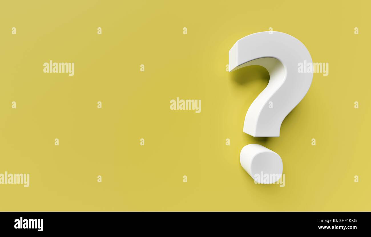 3d question mark background hi-res stock photography and images - Alamy
