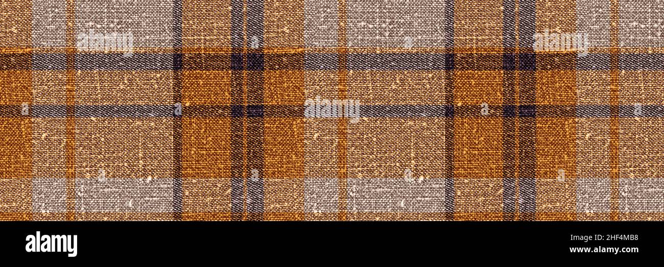 Classic winter tartan plaid seamless edging border. Modern gingham ...