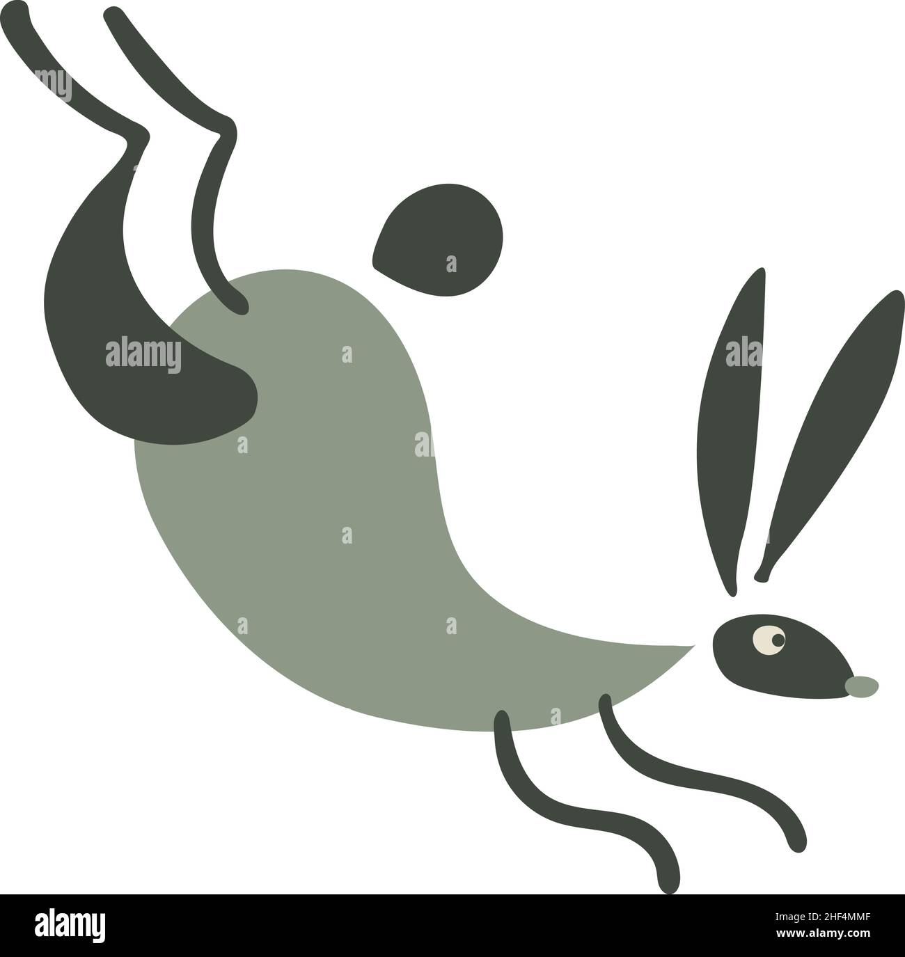 Funny Rabbit for your design. Vector illustration Stock Vector Image ...