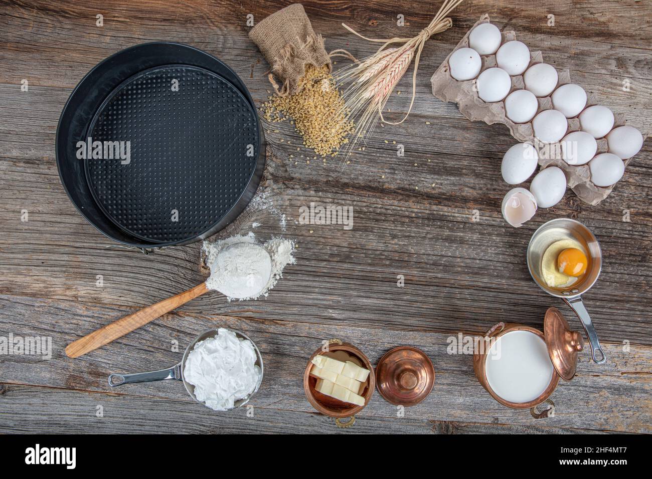 Baking cake. Next stages, following stages. We sift the flour. Cake ...