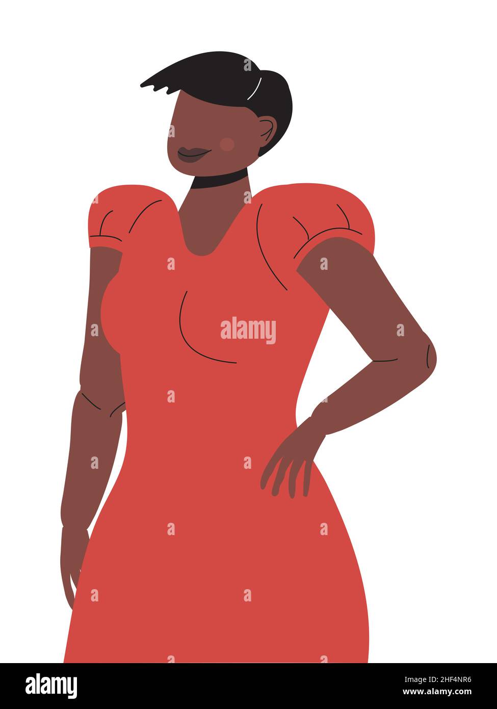 Happy girl vector. OK sign, super symbol. Good luck, good mind, smiling ...