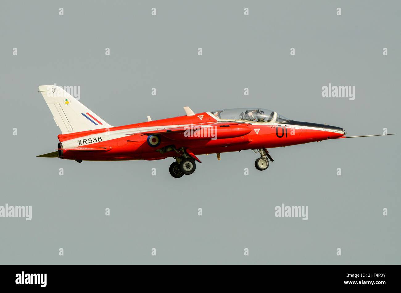 Gnat Display Team ex Royal Air Force Folland Gnat jet trainer plane ...