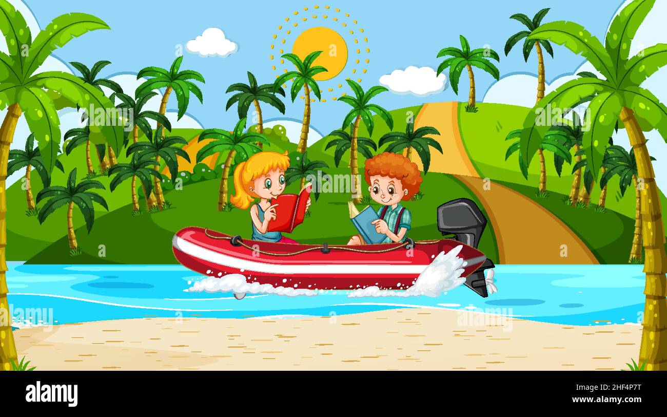 Hot weather reading Stock Vector Images - Alamy