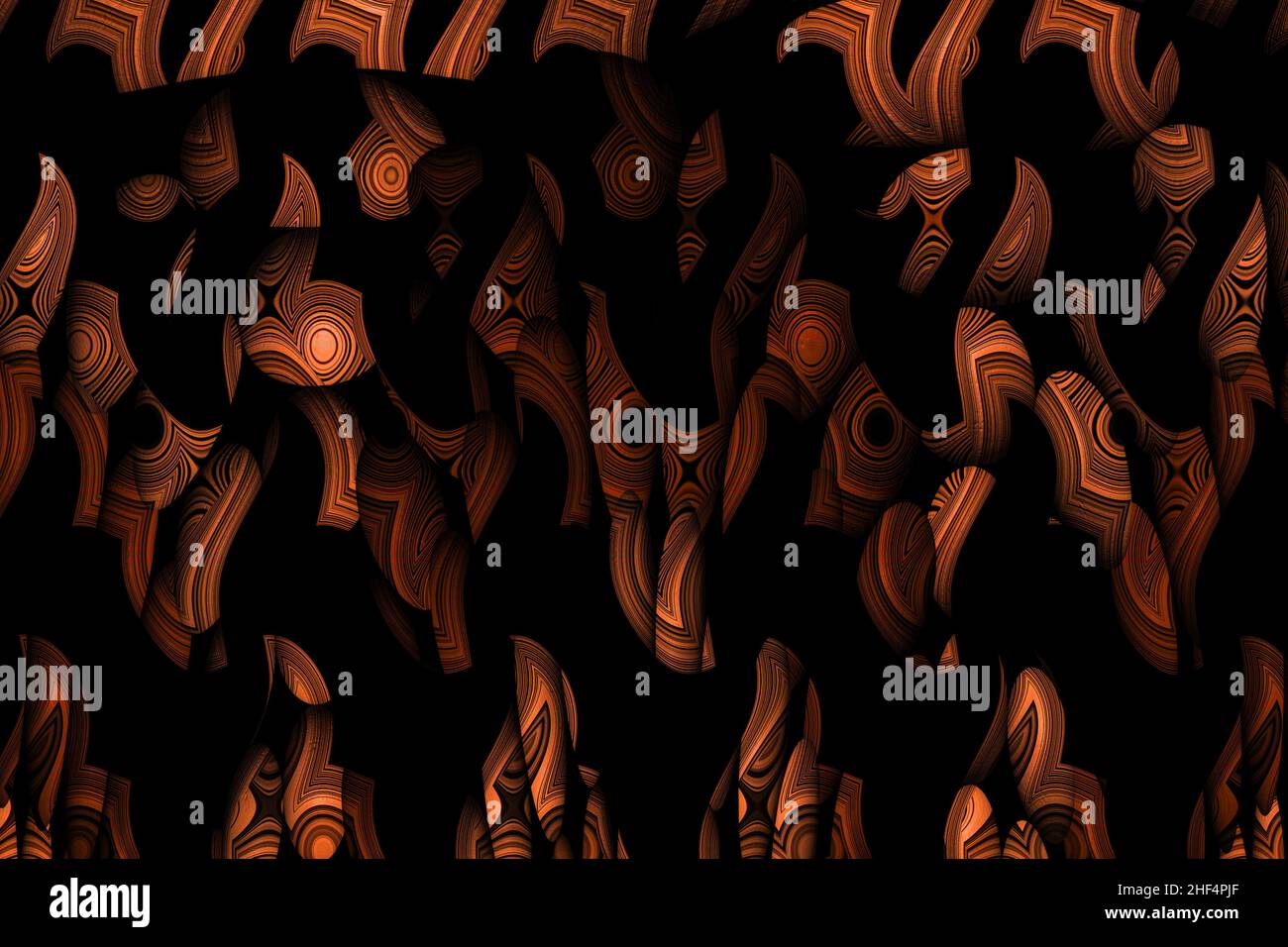 3D illustration of colorful banner with blended abstract curve shapes ...