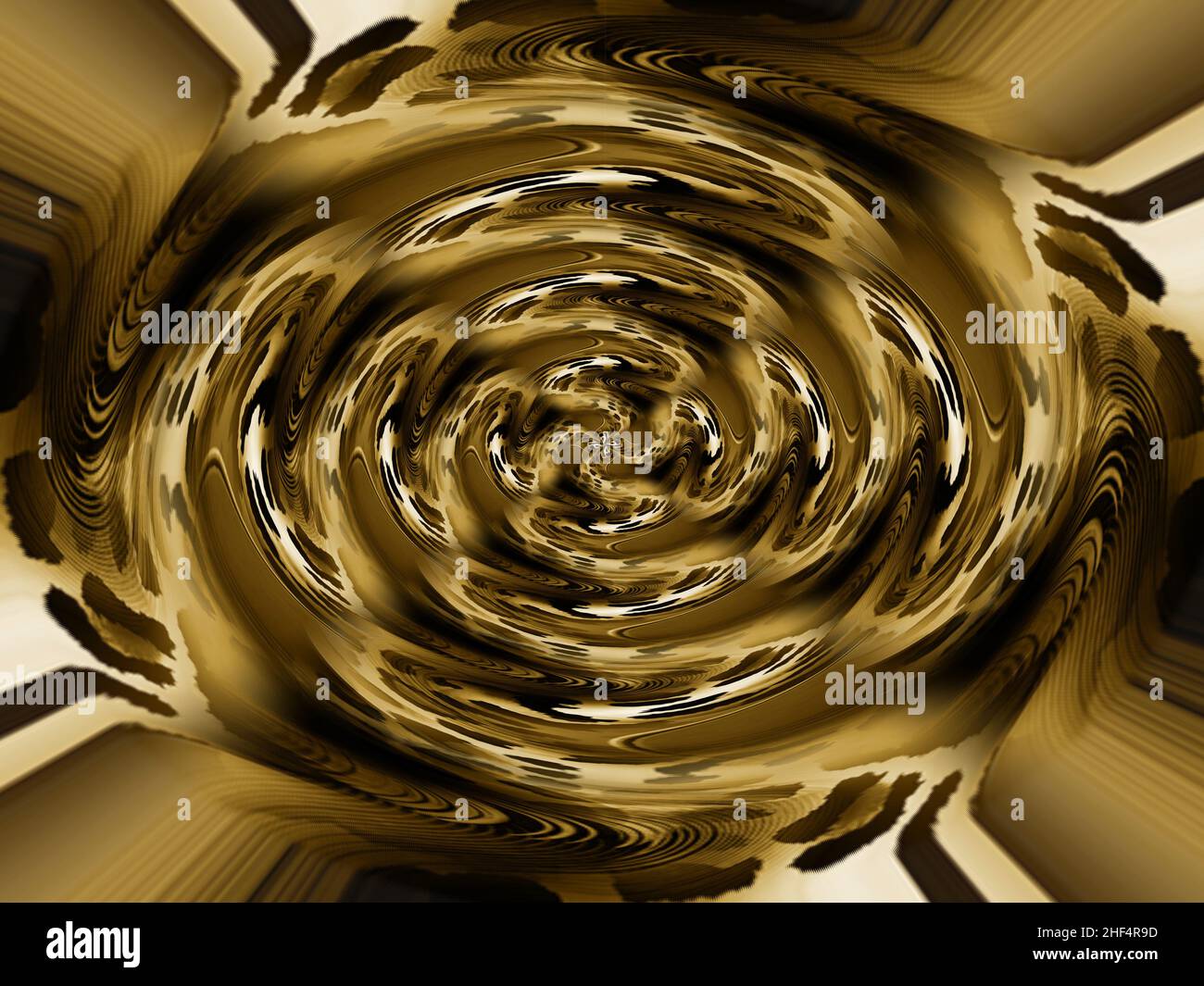3D illustration of colorful banner with blended abstract curve shapes ...