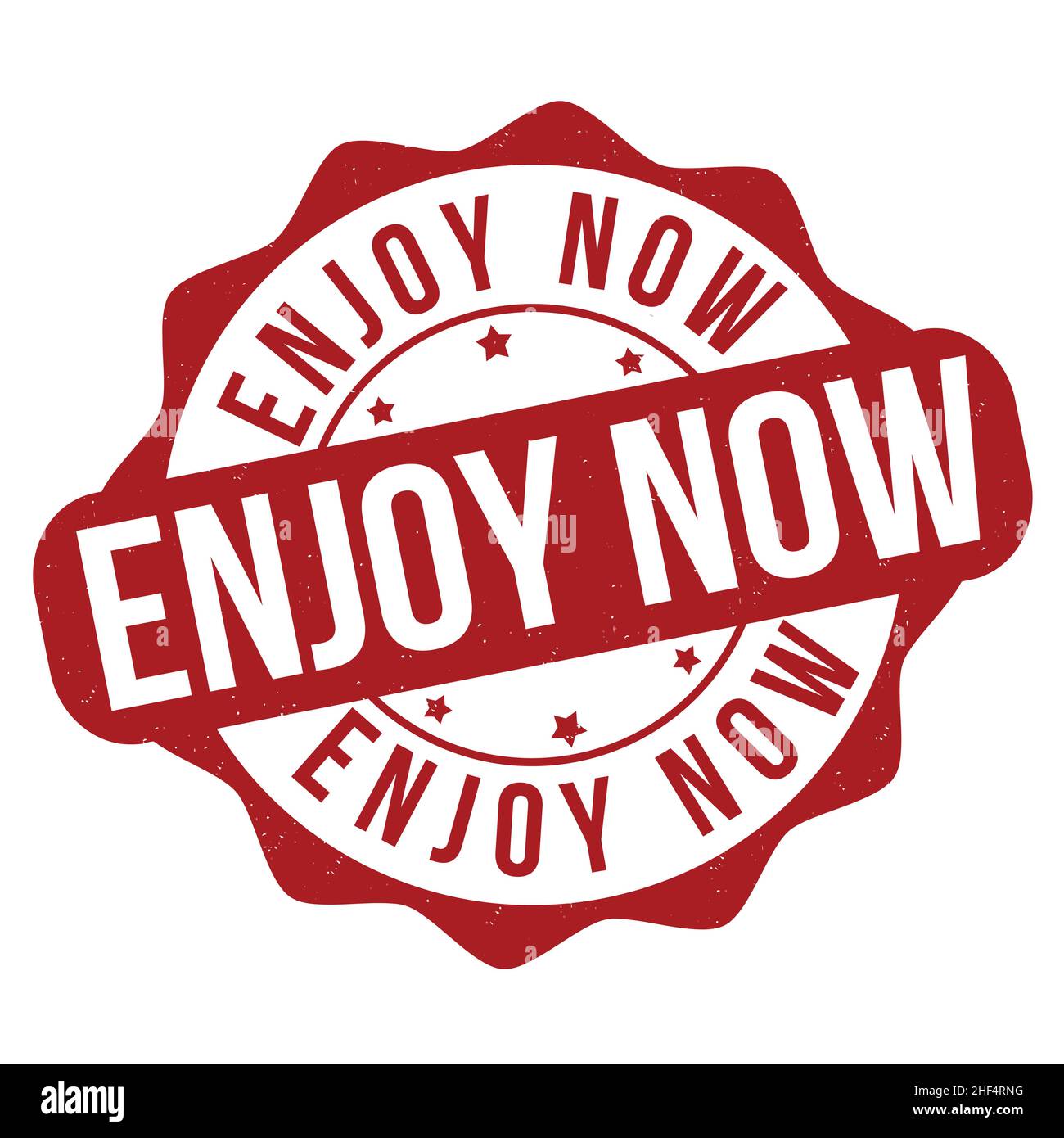 Enjoy now grunge rubber stamp on white background, vector illustration ...