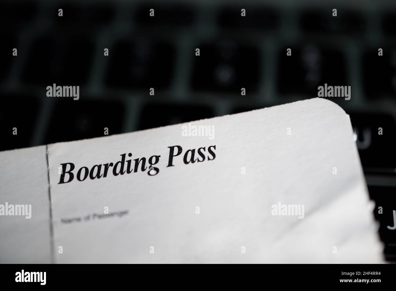 Close up boarding pass hi-res stock photography and images - Alamy