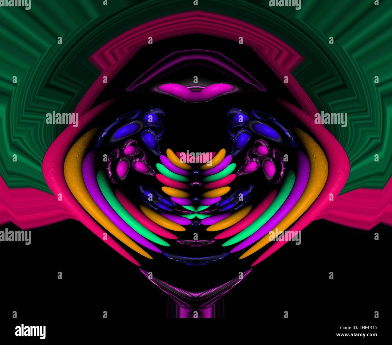 3D render,Hand Drawing Colorful Psychedelic Geometric Stripes Strokes ...