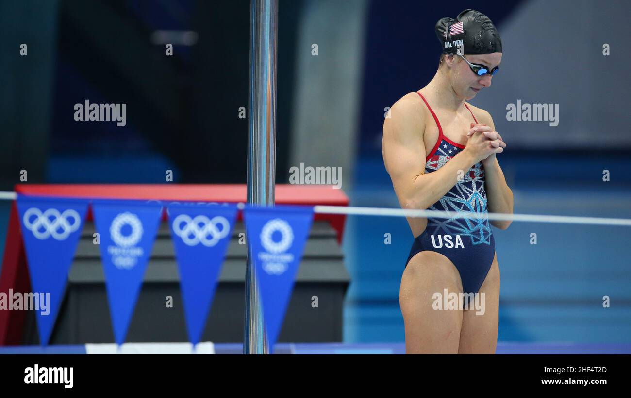 JULY 26th, 2021 - TOKYO, JAPAN: Paige Madden of the United States ahead ...