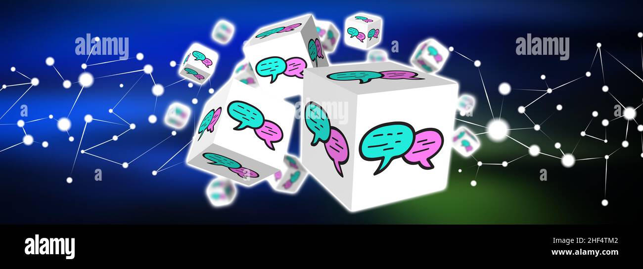 Illustration of a communication concept Stock Photo - Alamy